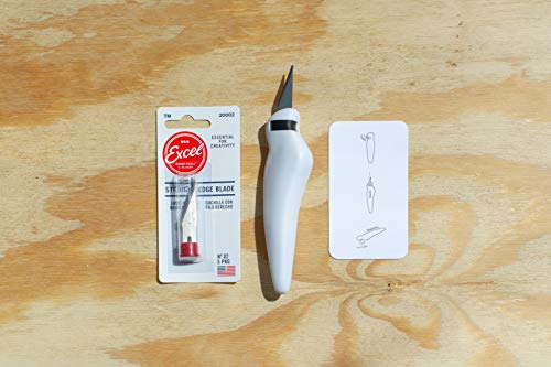 ErgoKiwi 2.0 Exacto Knife + 5 Pack of Excel Blades
