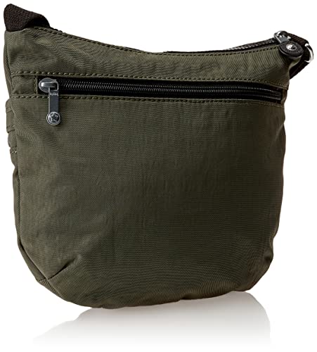 Kipling Women’s Arto Small Crossbody, Lightweight Everyday Purse, Casual Nylon Shoulder Bag, Green Moss