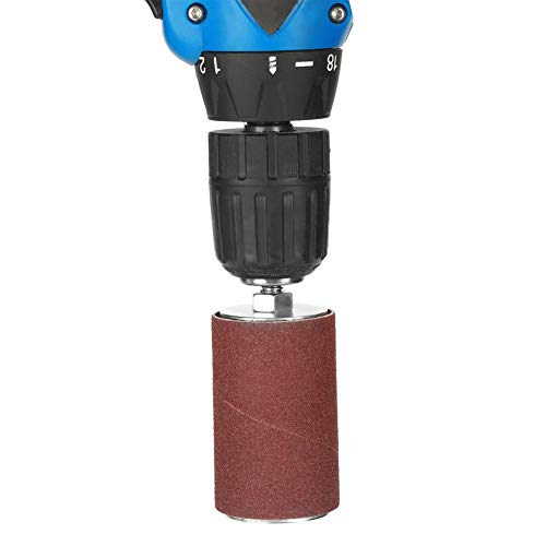 Drill Press Sanding Drum Kit, 20pcs Rubber Sanding Drum Set for Drill Presses and Power Drills, Drum Sander Attachment with Spindle Sander Sleeves and Tool Carrying Case, 1/2, 3/4, 1, 1-1/2 Inch