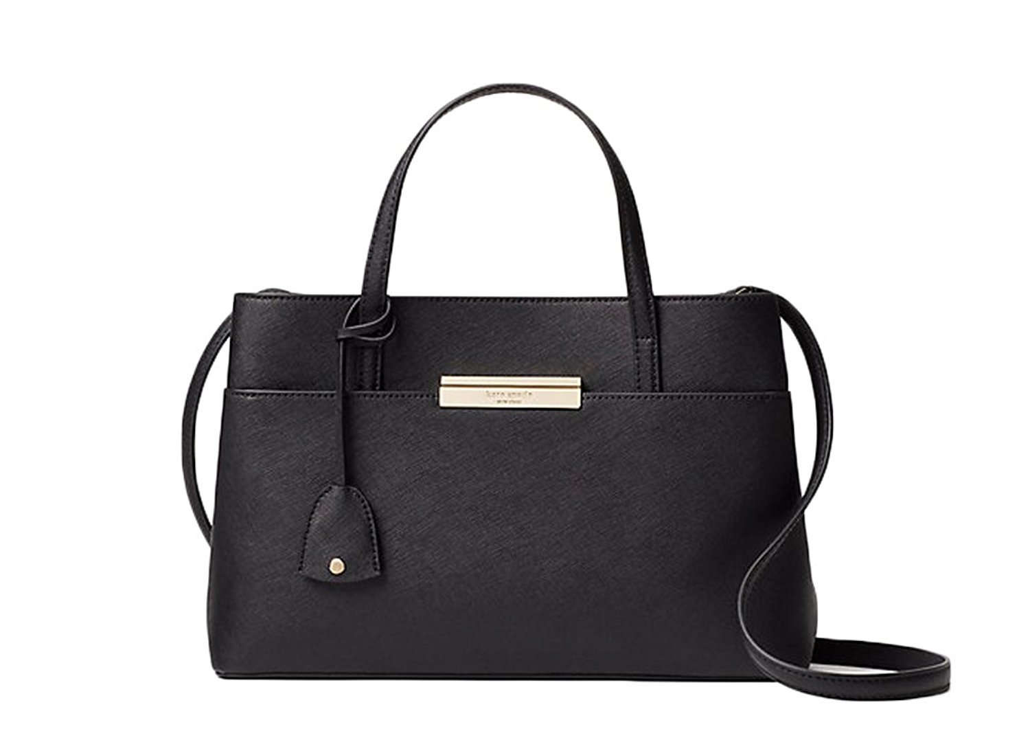 Kate Spade New York maiden way saffiano zuri - black, Large