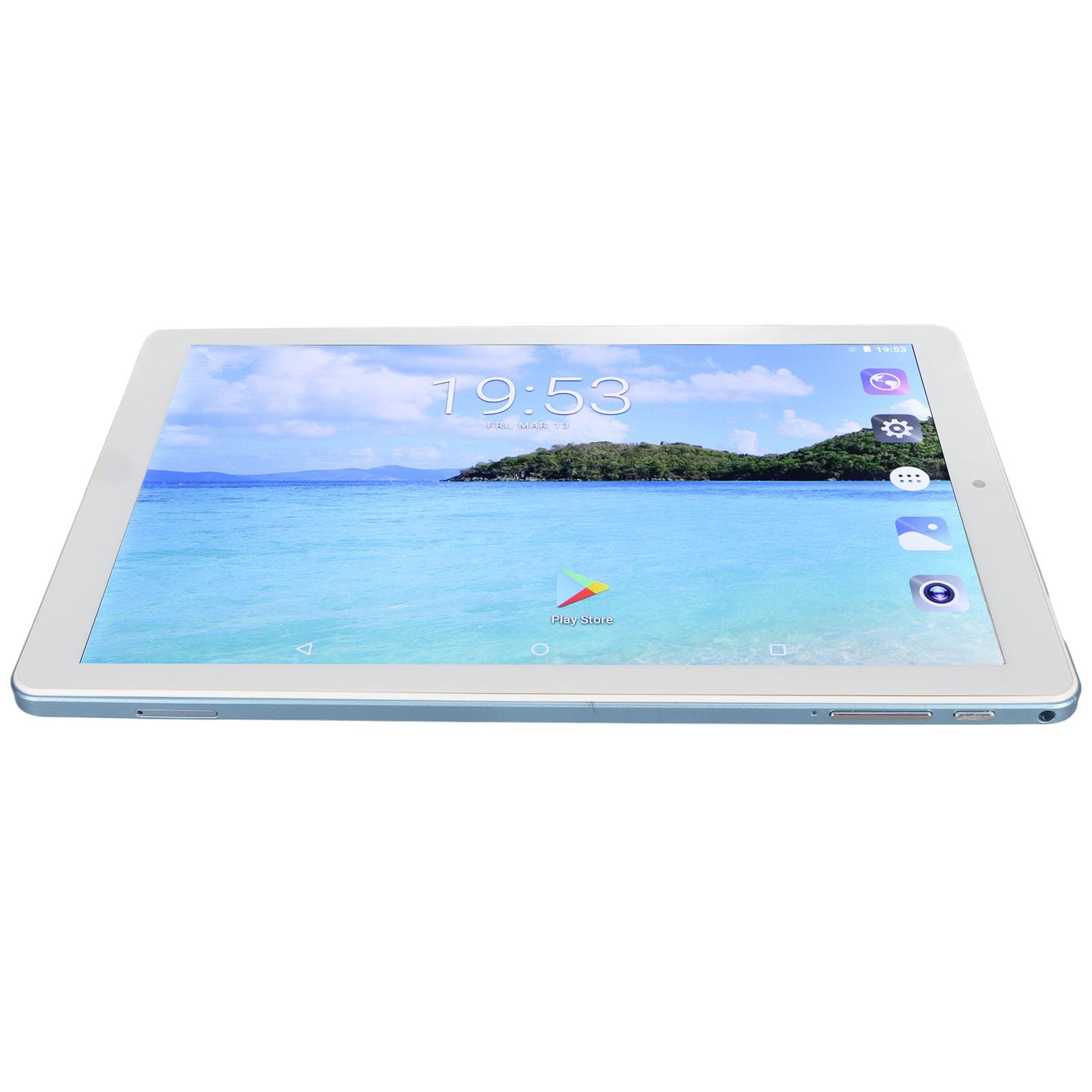 DAUZ Tablet PC, Tablet Keyboard Set US Plug 100-240V Running 1920 X 1200 RAM 4GB ROM 64GB for Gift (US Plug)