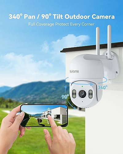 blurams Outdoor Security Cameras (Gray-3MP)