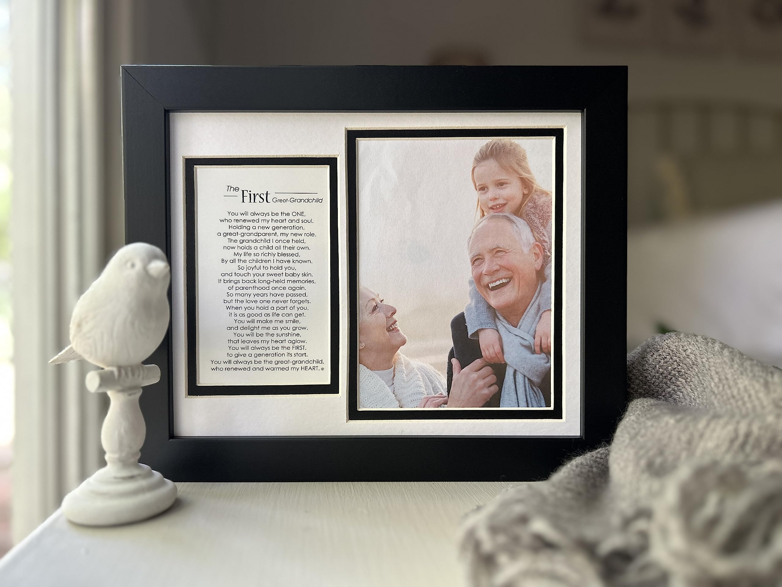 The Grandparent Gift Co. First Great-Grandchild Photo Frame