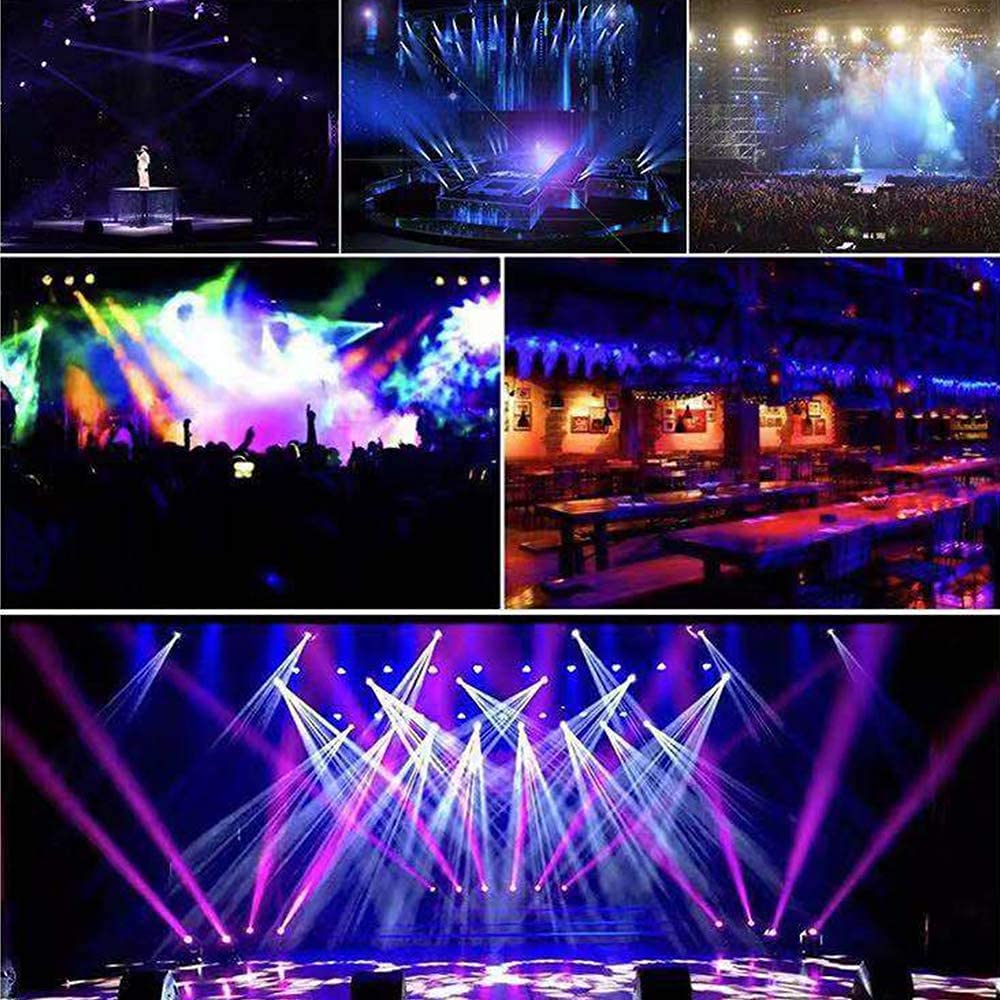 Kebert Par Lights, 36 Led DJ Stage Lights with Remote Control and DMX, 1W RGB Sound Actevated Stage Lights, 9 Modes Par Led Flood Lights for Wedding Bar Party DJ Show