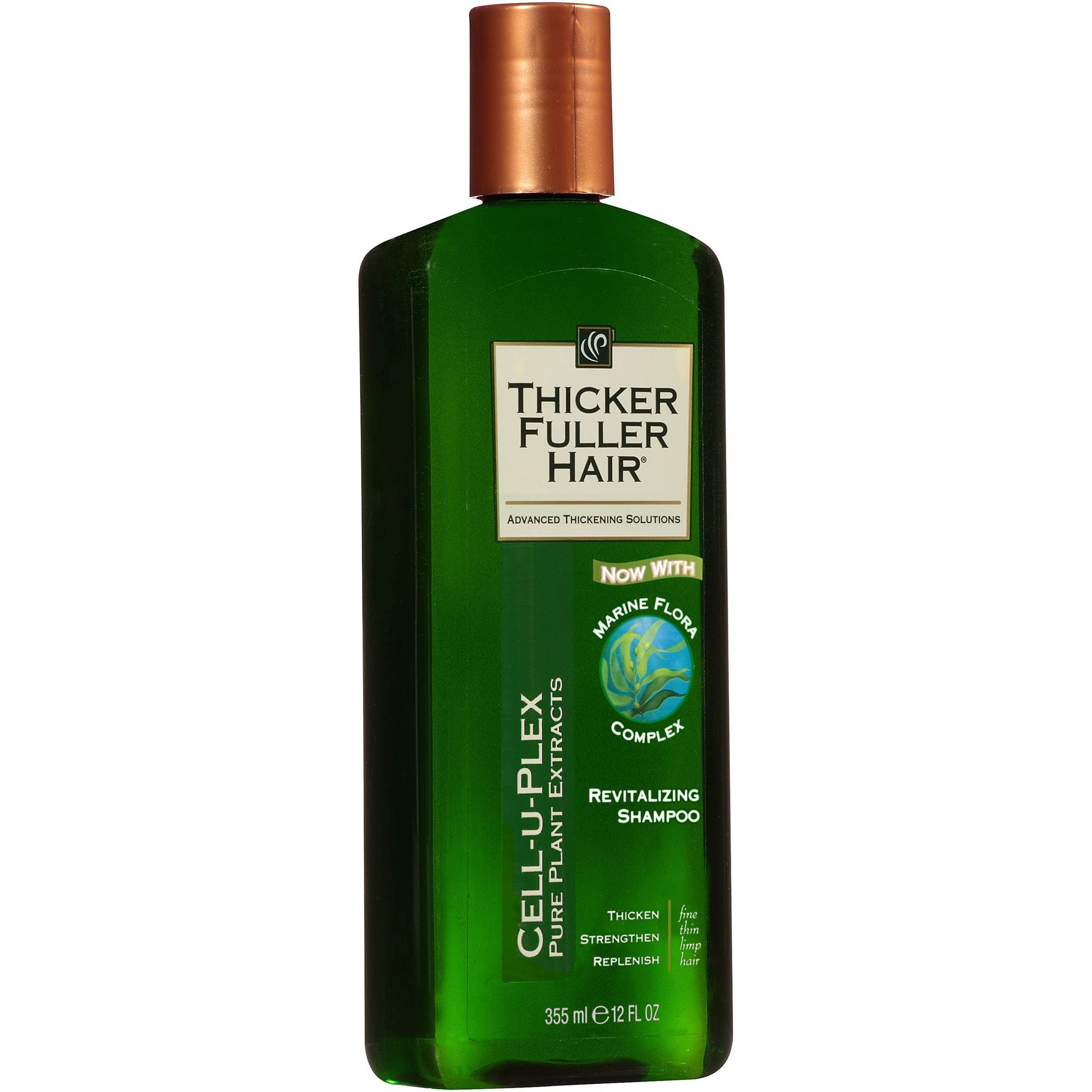 Thicker Fuller Hair Revitalizing Shampoo 12-Ounce Bottle (Pack of 6)