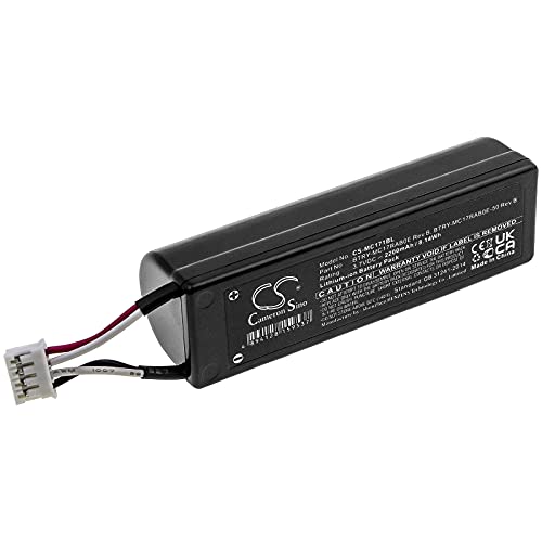 CS Replacement Battery for Motorola MC17, MC17A, MC17T 82-97131-01 Rev B, 82-97131-03 Rev B, BTRY-MC17RAB0E Rev B, BTRY-MC17RAB0E-50 Rev B 2200mAh / 8.14Wh Barcode Scanner