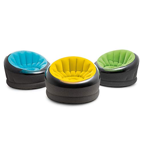 Intex Inflatable Empire Chair, 44" X 43" X 27", Color May Vary, 1 Pack
