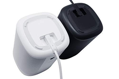 Vebner 19.5in Power Cord Compatible with Sonos One, Sonos One SL, Sonos Play-1 Speakers - Power Plug Cable (Short, Black)