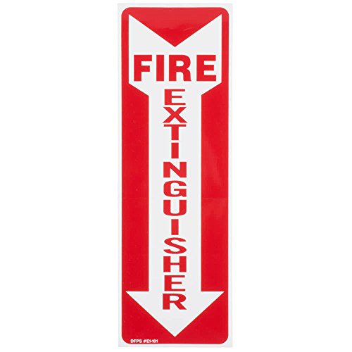 Fire Extinguisher Arrow Signs 3 Pack