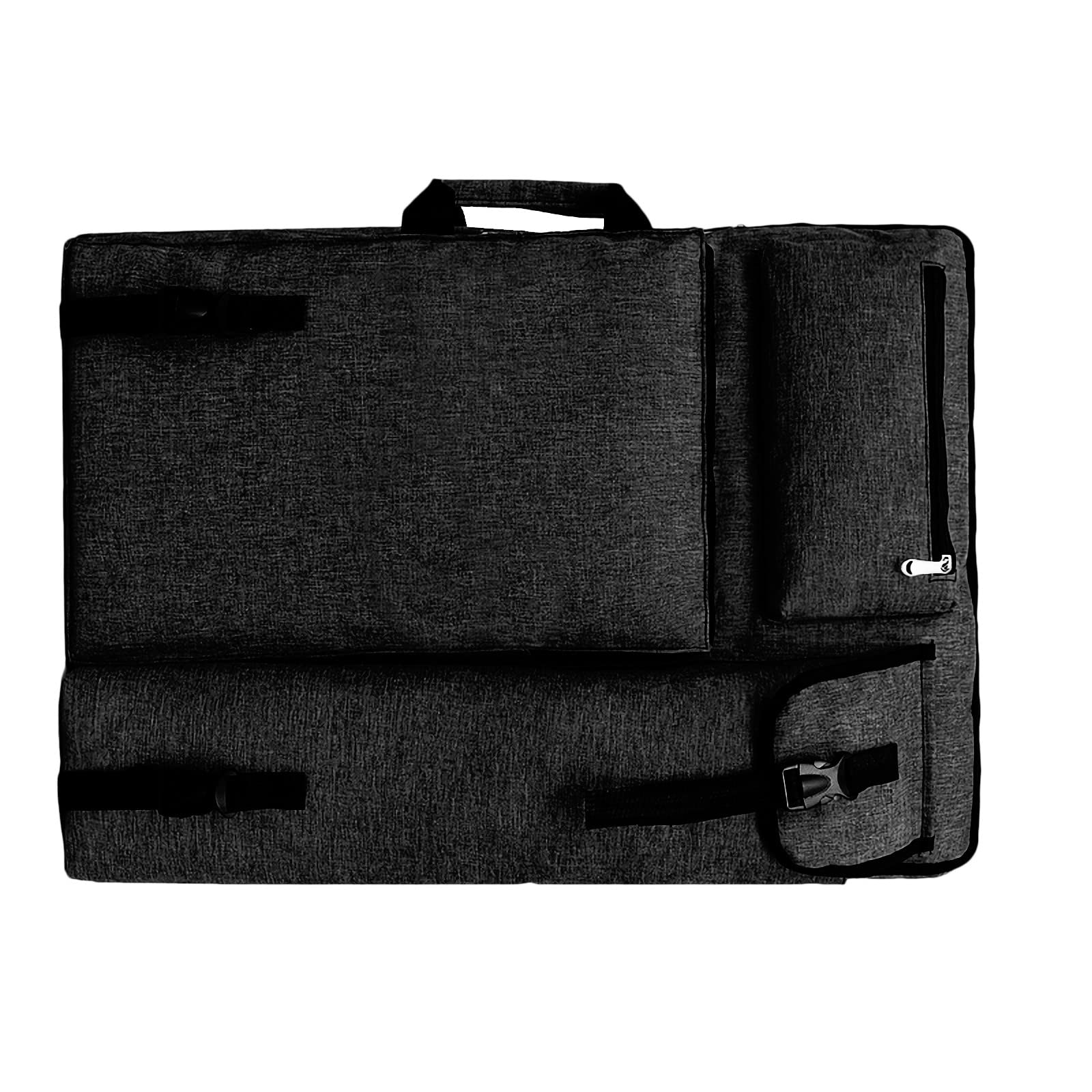 Ibluelover 4K Art Portfolio Carry Case Bag Drawboard Storage Tote Portable Handheld Shoulder Box Artist Drawing Board Sketch Easel Art