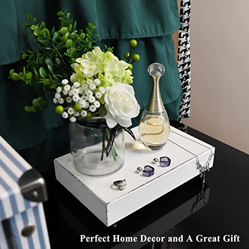 GBtroo Wood Riser for Display β Premium Home Decor for Bathroom β Display Stand with Non-Slip Mat β Eye-Catching Wooden Tray Sink Organizer β Charming in Any Home