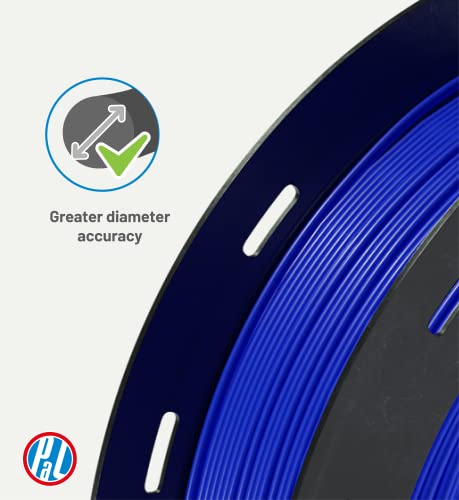 PRINTALOT PLA 3D Printer Filament, Dimensional Accuracy +/- 0.03 mm, 1 kg Spool, 1.75 mm Chocolate