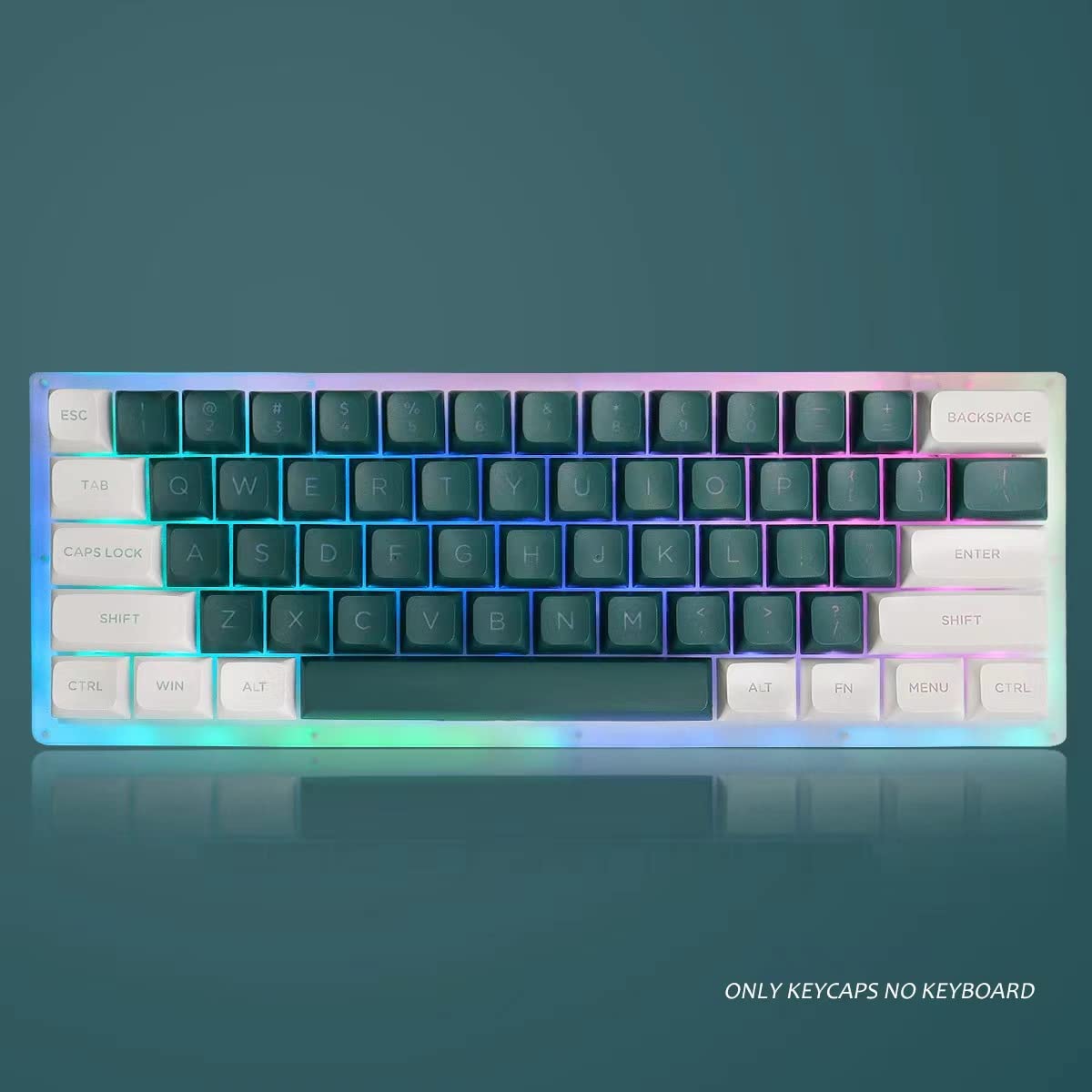 Keycaps 110 Keys XVX Profile PBT Keycaps Double-Shot for Cherry MX Gateron Switches Mechanical Gaming Keyboards