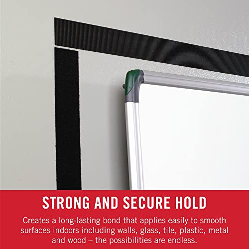 VELCRO Brand - Sticky Back Hook and Loop Fasteners β Peel and Stick Permanent Adhesive Tape Keeps Classrooms, Home, and Offices Organized β Cut-to-Length Roll | 15ft x 3/4in Tape | White