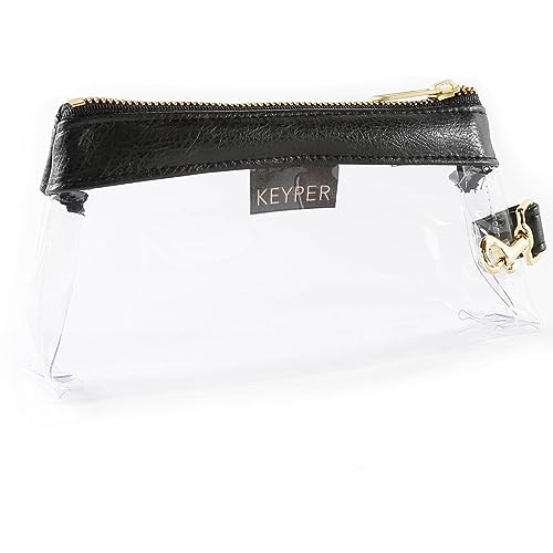 KEYPER Clear Bag (IT BAG Luxe) Transparent Small Travel Purse for Women Clear Clutch Women Purses & Handbags-Without Wristlet
