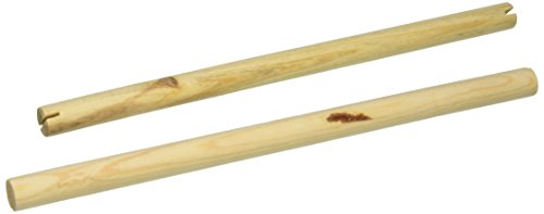 Prevue Pet Products BPV375 2-Pack Birdie Basics Wood Bird Perch, 3/4 by 13-3/8-Inch