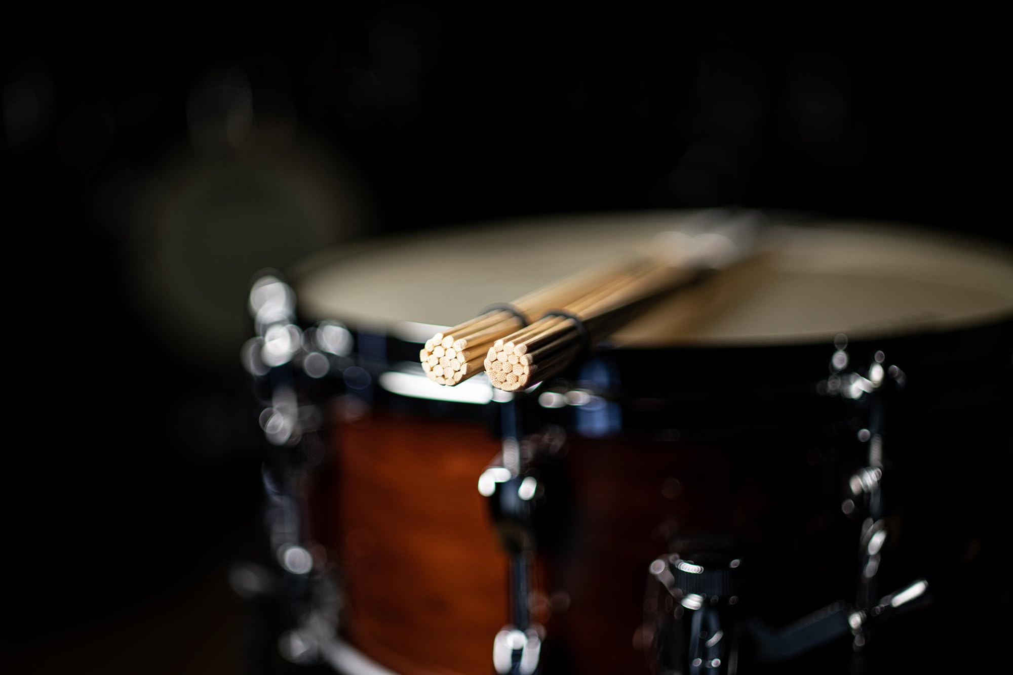 Meinl Stick & Brush Flex Multi-Rod Bundle Specialty Drumsticks for Low Volume Quiet Acoustic Music on Drums/Percussion, Bamboo Dowels, Natural, one Size (SB202)