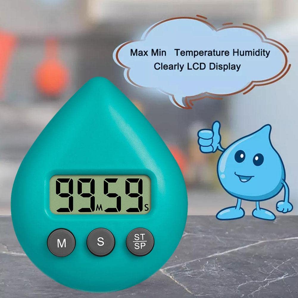 Dongzhur Shower Timer for Kids Adults Digital Shower Timer Waterproof Energy Saver Digital Timer with Alarm & Suction Cup Splash Proof Timers Shower Countdown Timer Reminder