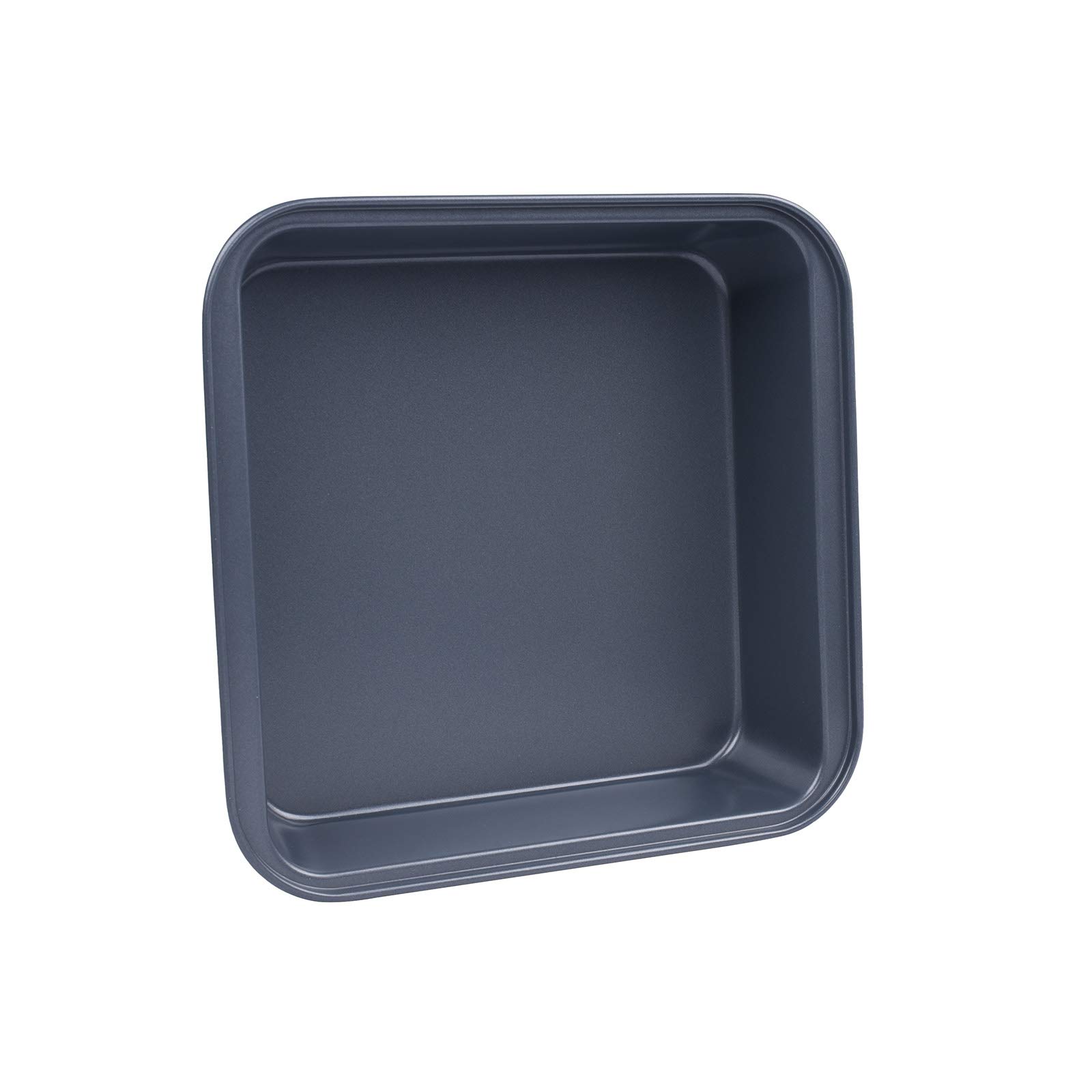 DONOUCLS Nonstick Square Cake Pans Bakeware, 9-Inch Heavy Duty Carbon Steel Premium Baking Pan, Gray