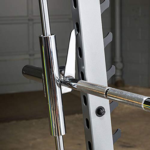 Body-Solid (GS348B) Precise 7° Angle Smith Machine Home Gym - Strength Training Equipment with Adjustable Safeties, Squat Rack Cage, Half Rack & Weight Cage Power Rack - for Amateurs & Professionals