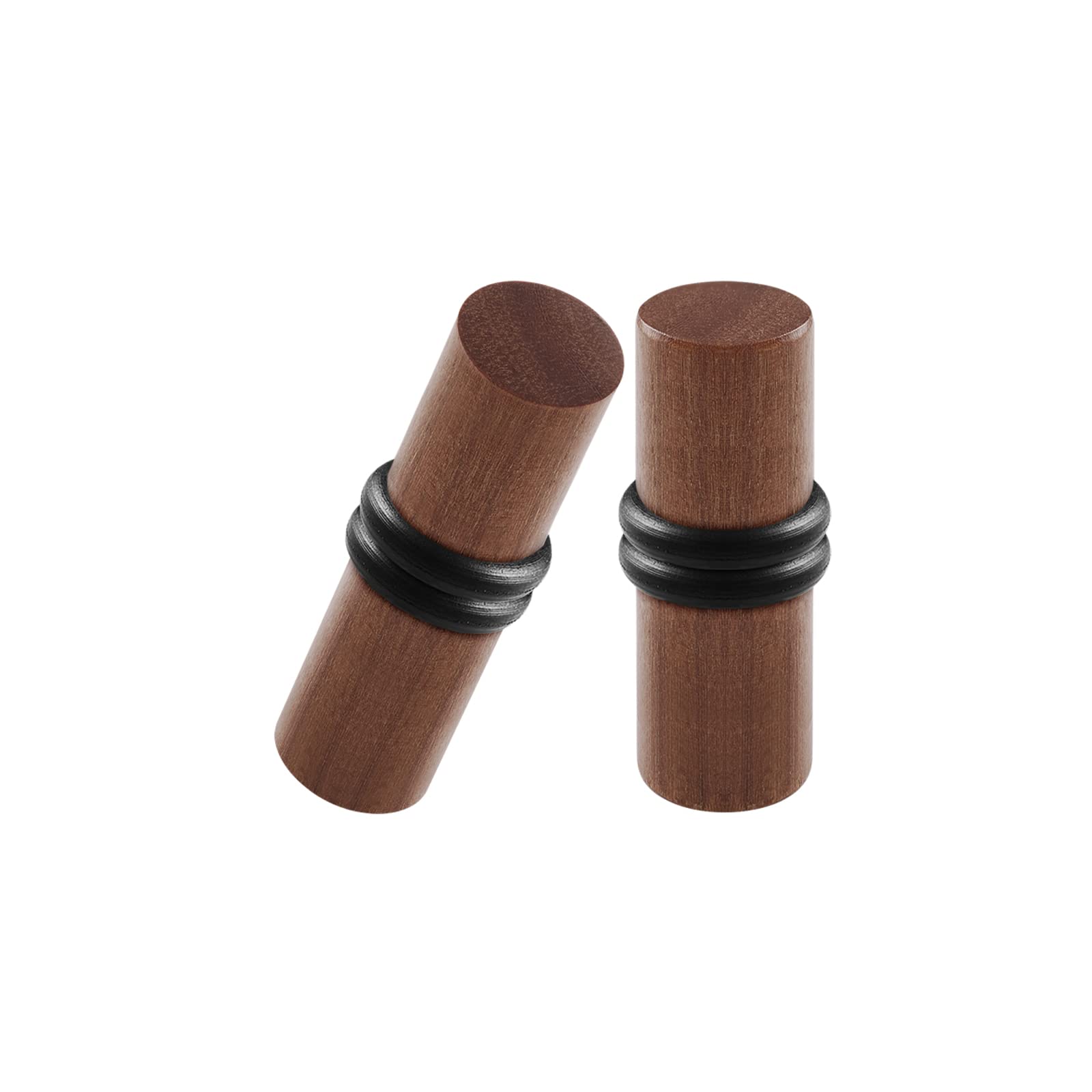 BIG GAUGES Pair of Teak Wood 1/2 inch Gauge 12mm Double Flared Piercing Jewelry Ear Solid Plugs O-rings Stretcher Earring BGDFP 11100