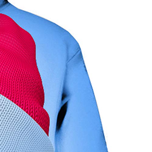 Thenlian Unisex 3D Printed Realistic Pullover Long Sleeve Funny Hooded Sweatshirt Tops Blouse Hooded Sweater(XXXL, Blue 1)