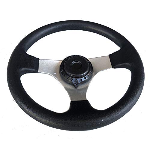 Niome Go-Kart Steering Wheel Kit, 300mm Steering Wheel 320mm Gear Rack Pinion Adjustable Shaft Set,Assembly Replacement for Go Kart Go Cart ATVĀ UTV 110cc 125cc 140cc 150cc