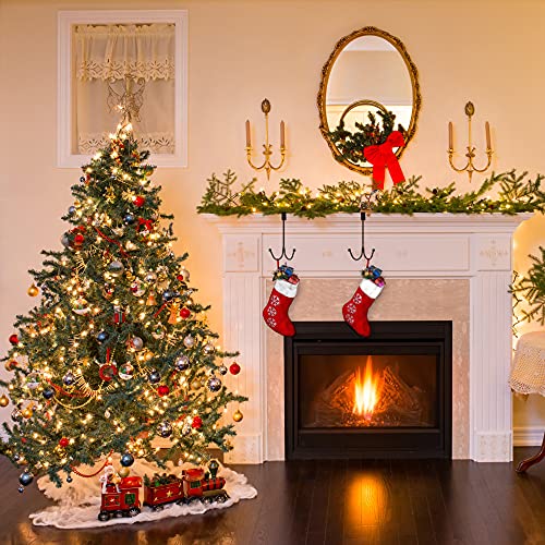Over The Door Hooks β 4pc Set, Durable Twin Hooks Organizer for for Entryway, Hallway, Living Room, Bath Room and Kitchen - Make tidying up Quick and Easy (4 Pieces, White)