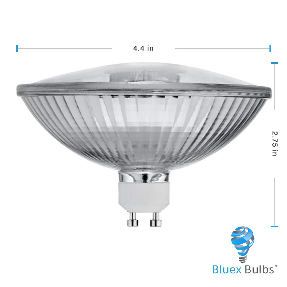 Bluex Bulbs 4 Pack 75R111/GU10/FL - 75 Watt Halogen R111 Reflector 120V- GU10 Base (Twist & Lock) Glass Cover - 75W Flood Light Bulb Halogen Bulb - Landscape, Downlights, Recessed, Track Lighting