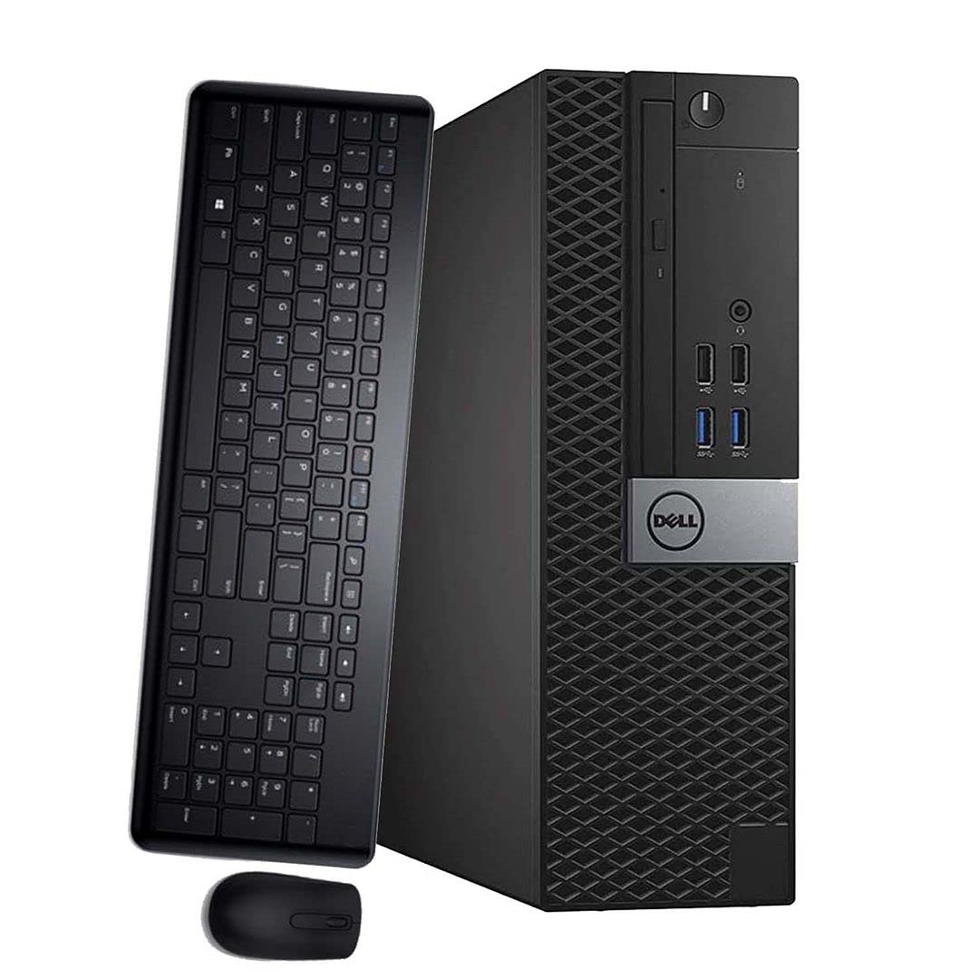 DELL OptiPlex 3040 SFF Desktop Computer Intel Quad Core i5-6500 3.2GHz up to 3.6GHz 16GB Ram 512GB SSD Built-in WiFi & Bluetooth HDMI Dual Monitor Support Wireless Keyboard & Mouse Win10 Pro (Renewed)