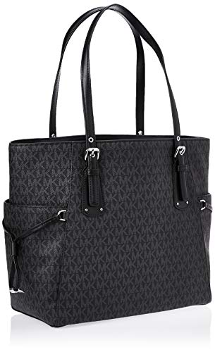 Michael Kors Voyager East/West Signature Tote One Size (Black)