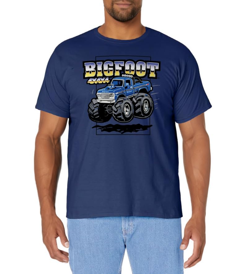 BIGFOOT 4x4x4 Cartoon Truck (color options 1) T-Shirt