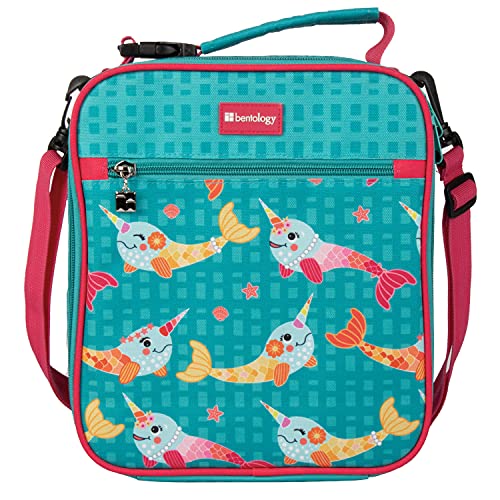 Kids Complete Lunch Box Tote Kit - Insulated Soft Bag Sleeve w Convertible Backpack Strap for Kids, 13oz Food Jar & Reusable Hard Ice Pack - Food Safe, Use w/ Bento Box or Stackable Nesting Containers