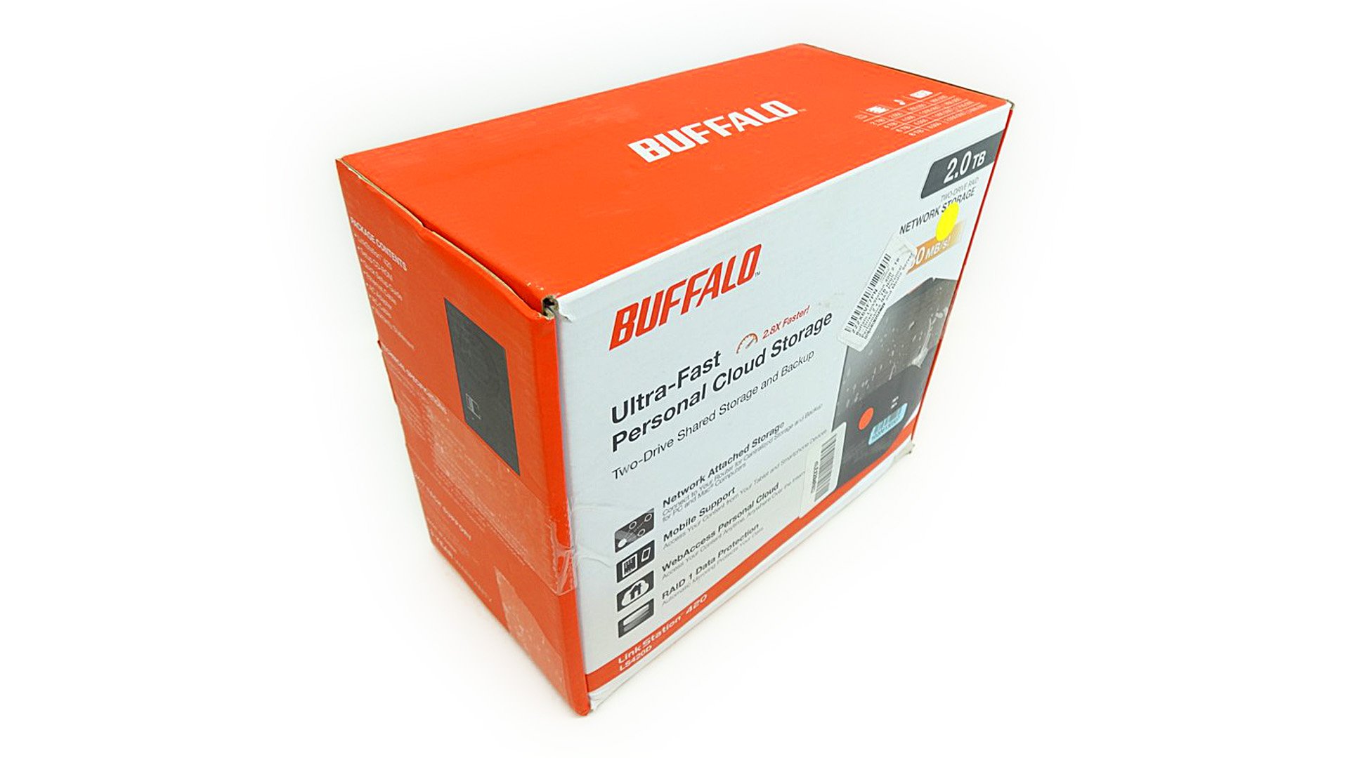 Buffalo LinkStation 420 2 TB 2-Drive NAS for Home/Home Office (LS420D0202)