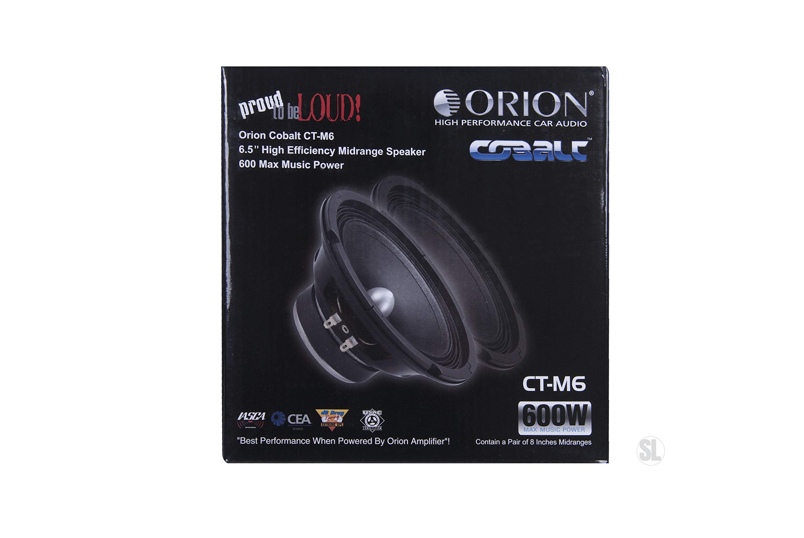 ORION Cobalt CT-M6 6.5" 4 OHM Series CT Midrange 150 Watts RMS Car Audio Car Stereo Mid