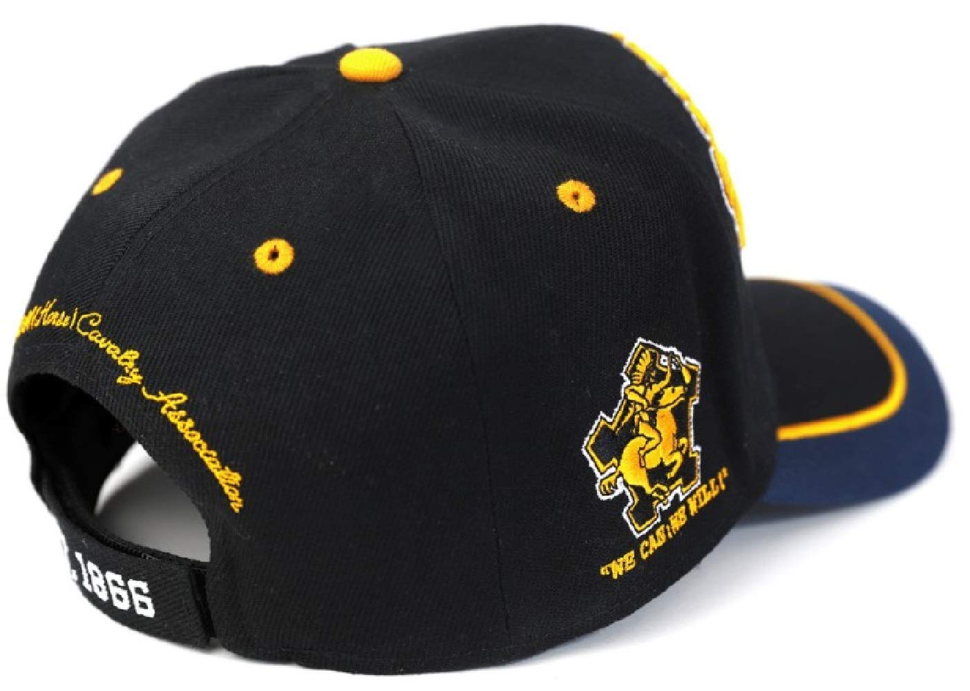 Buffalo Soldiers Cap 9th & 10th (Horse) Calvary Association Black