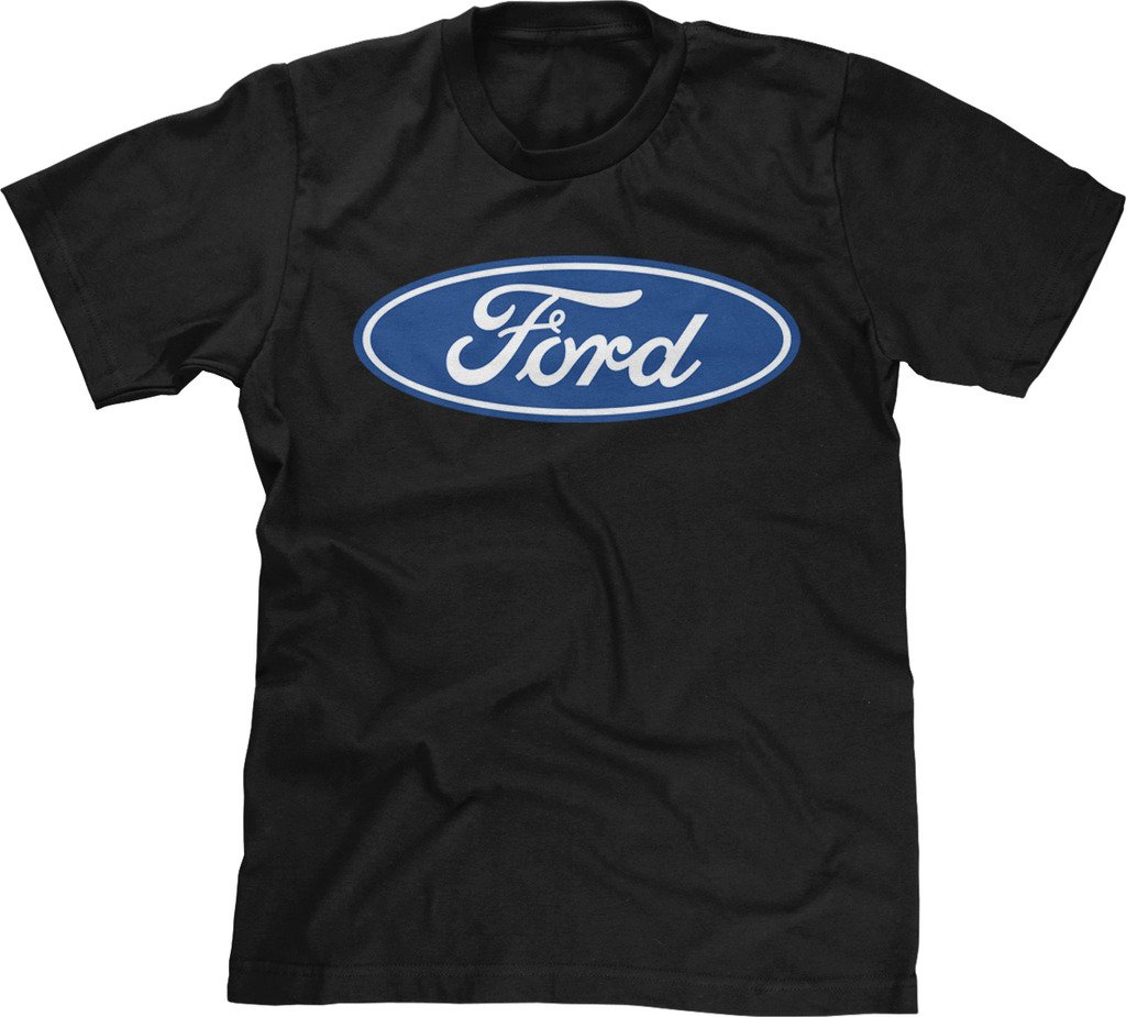 Blittzen Mens Blue Ford Logo, XL, Black