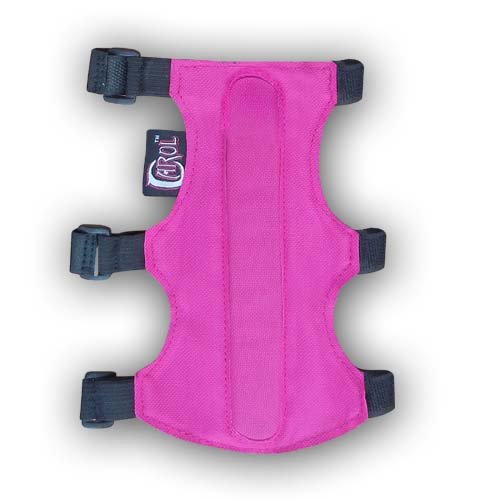 Carol Target Archery Fabric ARM Guard (19cm Long x 9cm Wide) FAG219PINK.