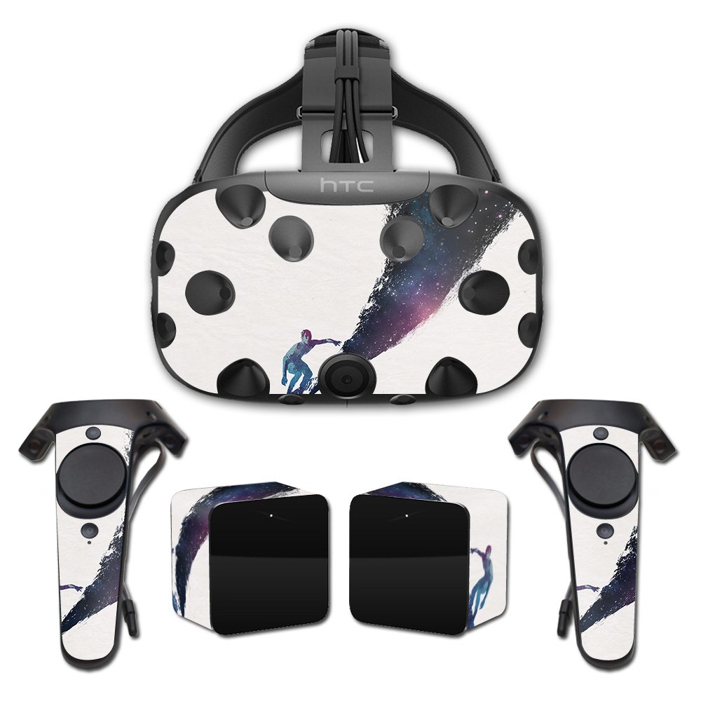 MightySkins Skin Compatible with HTC Vive Full Coverage - Surfing The Universe | Protective, Durable, and Unique Vinyl Decal wrap Cover | Easy to Apply, Remove, and Change Styles | Made in The USA