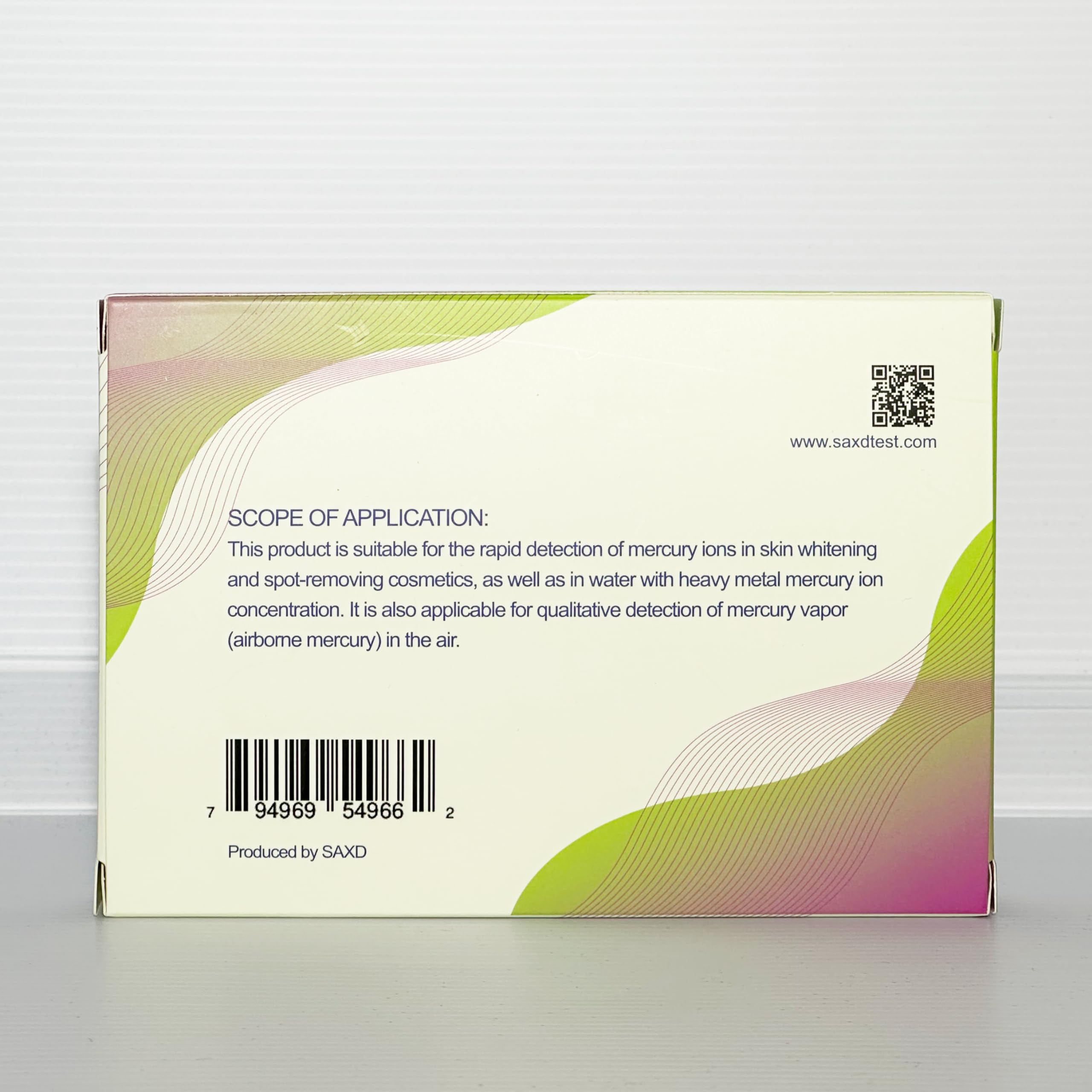 Mercury Concentration Test Strips in Water and air, 30 Pieces of Test Strips Fast and Easy to use. SAXD 2024