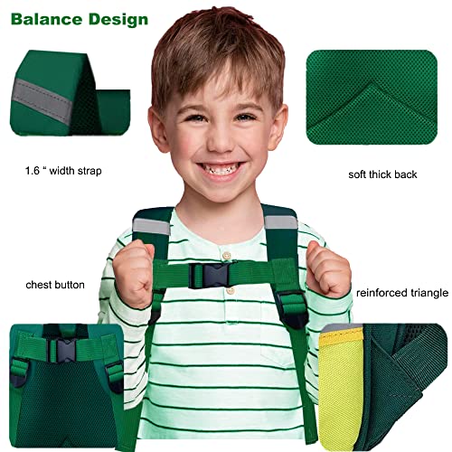 HT HONOR . TRUST Dinosaur Backpack for Boys Kindergarten Elementary Toddler Kids School Bag Children Bookbags 15inch