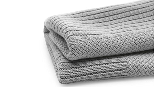 Bugaboo Soft Wool Blanket, Light Grey Melange