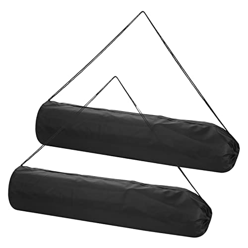 PATIKIL 35 Inch Camp Chair Replacement Bag, 2 Pack Nylon Foldable Carry Bag Storage Bag with Shoulder Strap for Outdoor Camping, Black
