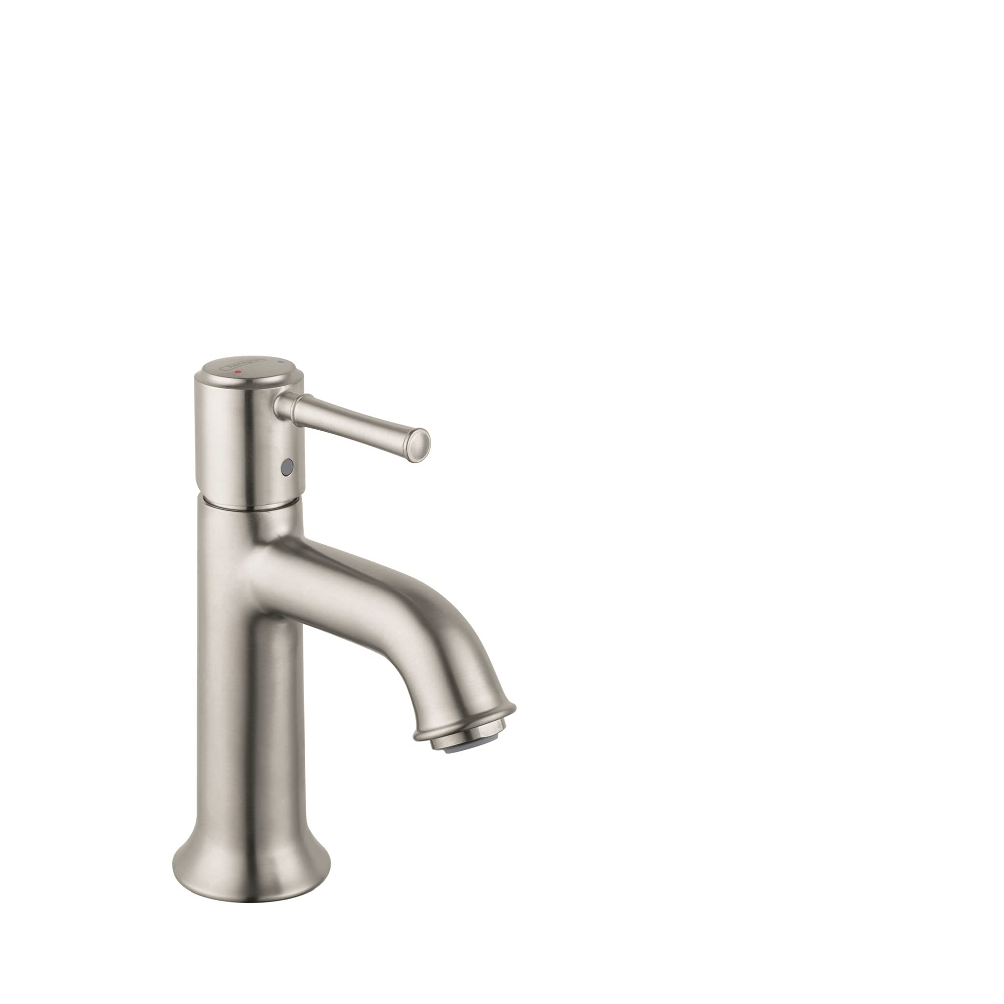 hansgrohe Talis C Classic Premium Easy Clean 1-Handle 1 7-inch Tall Bathroom Sink Faucet in Brushed Nickel, 14111821