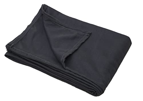 Polar Fleece Blankets for Bed - Twin Size Thermal Lightweight Spread - Soft Brushed Material - All Season Plush Throw Blankets/Pet Blankets - 56’’ x 92’’ - Dark Grey