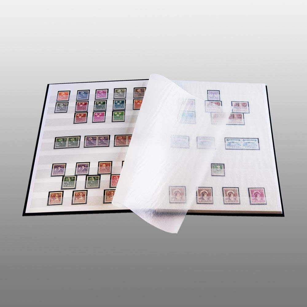 Prophila Stamp Album (New) 16 White Sides, Blue Cover