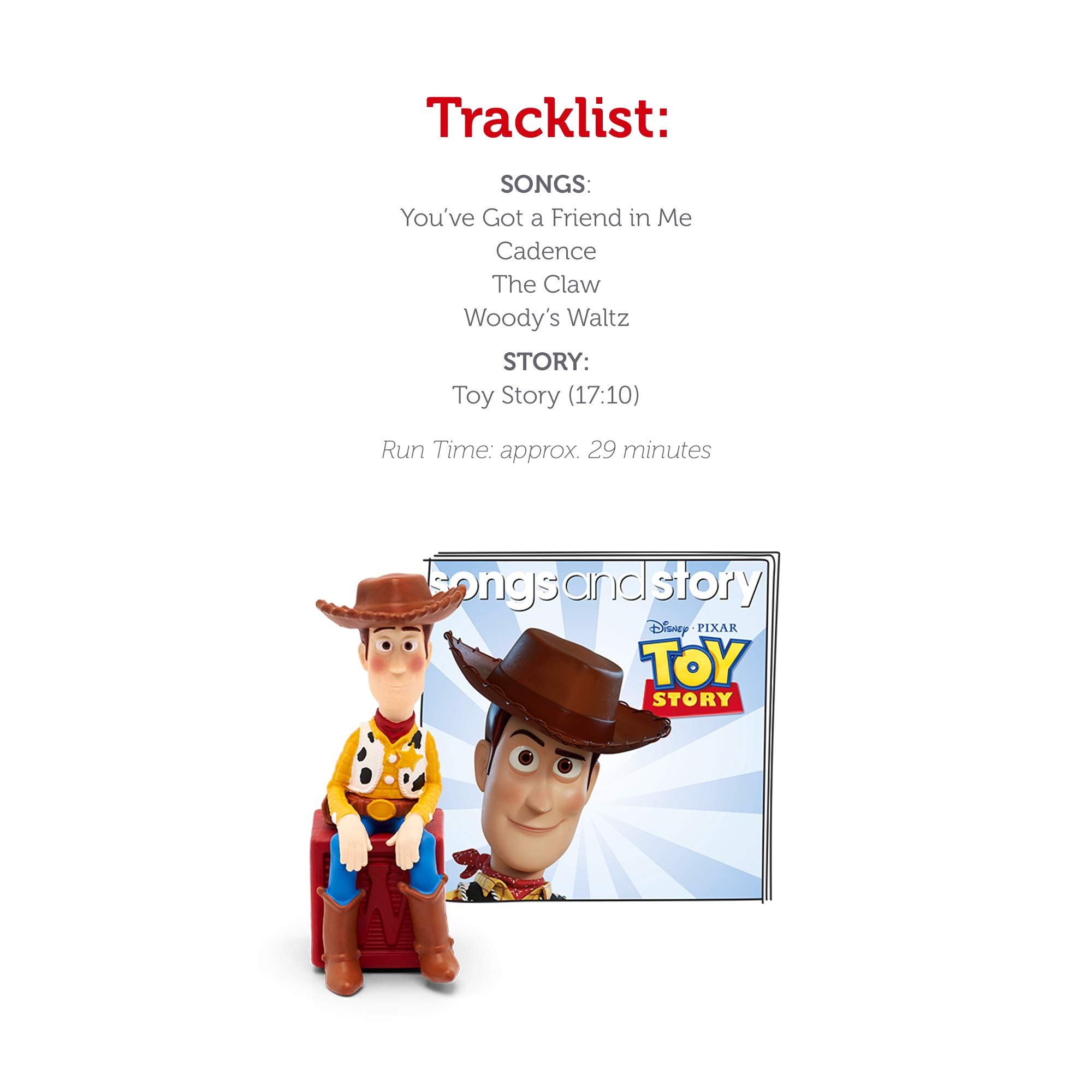 Tonies Woody Audio Play Character from Disney and Pixar's Toy Story