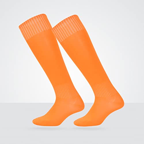 cdar Soccer Socks,Color Stretchy Compression Knee High Tube Socks Football Athletic Socks for Men Women Teens Red