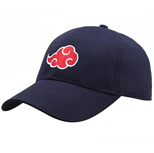 Bo Feng 2Pcs Anime Cap Cosplay Baseball Caps Hat Red Cloud Embroidered Cotton Adjustable Snapback, Multicoloured, 3