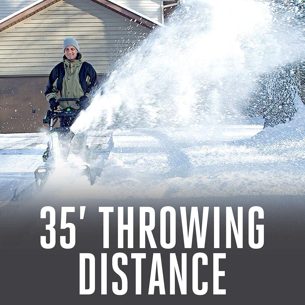 EGO Power+ SNT2102 21-Inch 56-Volt Cordless Snow Blower with Peak Power Two 5.0Ah Batteries and Charger Included & CH5500 56-Volt Lithium-ion Rapid Charger